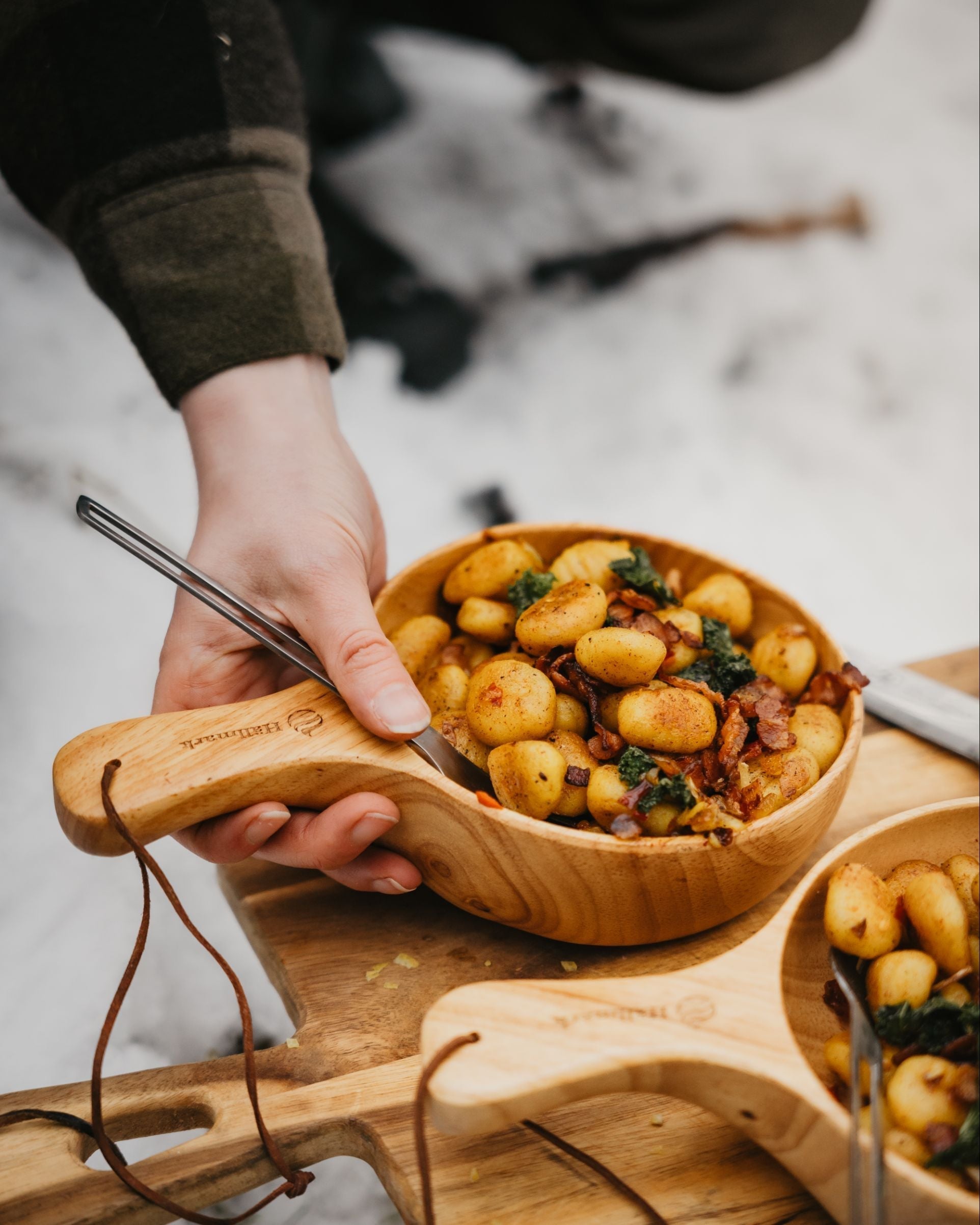 Saffron Gnocchi on the Outdoor Griddle - Recipes - Pinewood