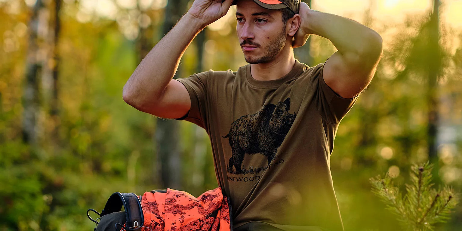 Jakt T-shirt till Herr - Svala & bekväma - Pinewood